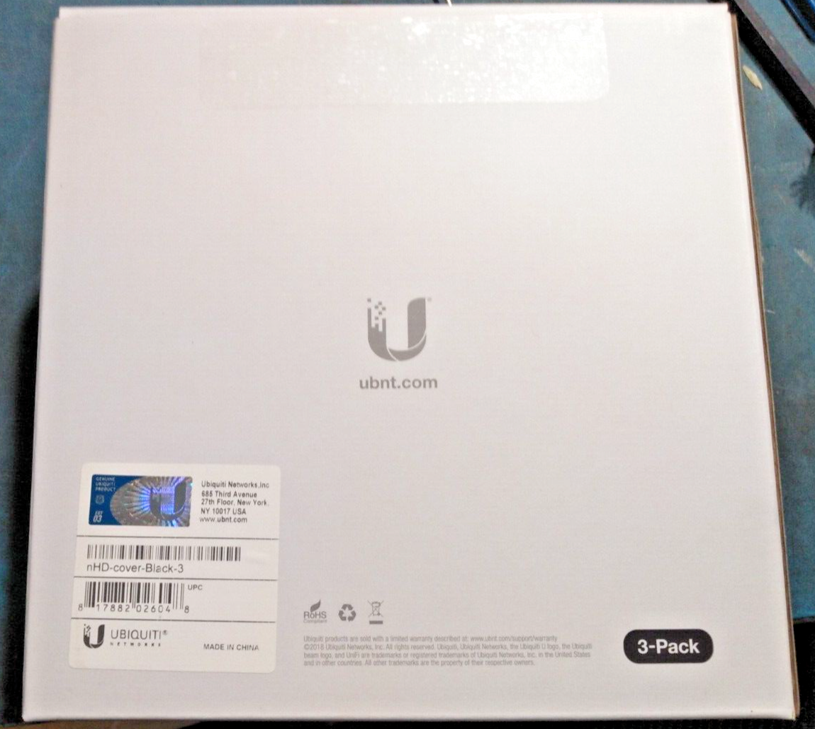 2 pack of black covers for Ubiquiti nanoHD / U6 Lite APs. nHD-cover ...