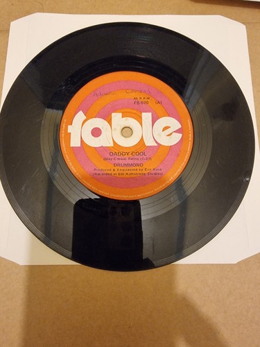 Drummond. Daddy Cool. 7 Inch Single. Record Vinyl. G | eBay