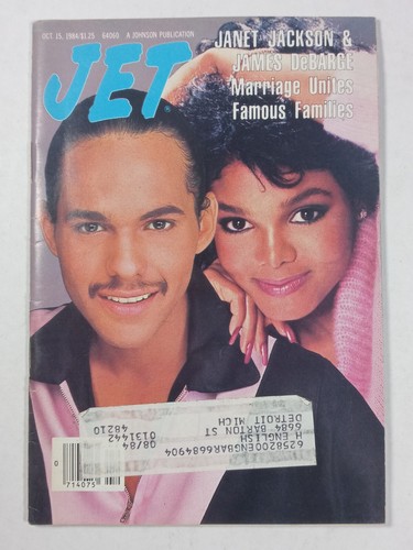 1980's Young Janet Jackson James DeBarge Black Interest Jet Magazine ...