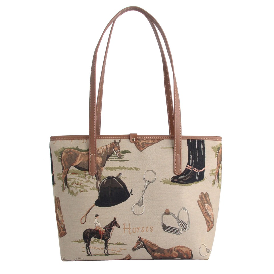 Signare Tapestry Horse Shoulder Bag Travel or Work Tote Bags For Women ...