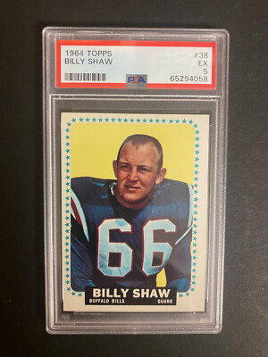 1964 Topps #38 Billy Shaw, PSA 5 EX | eBay