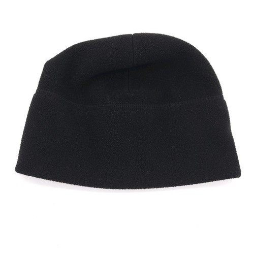 Polartec 100 Black Beanie Skull Cap No-Pill Synthetic Microfleece 9118M ...