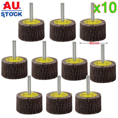 10X Sanding Flap Wheel Sand Paper For Drill Dremel Die Grinder Disc ...