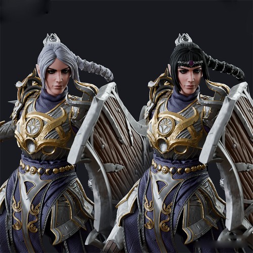 Shadowheart 1/8 1/6 1/4 3D print figure Model Kit Unpainted Unassembled ...