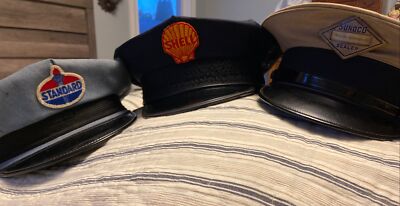 3 Vintage Service Station Hats | eBay