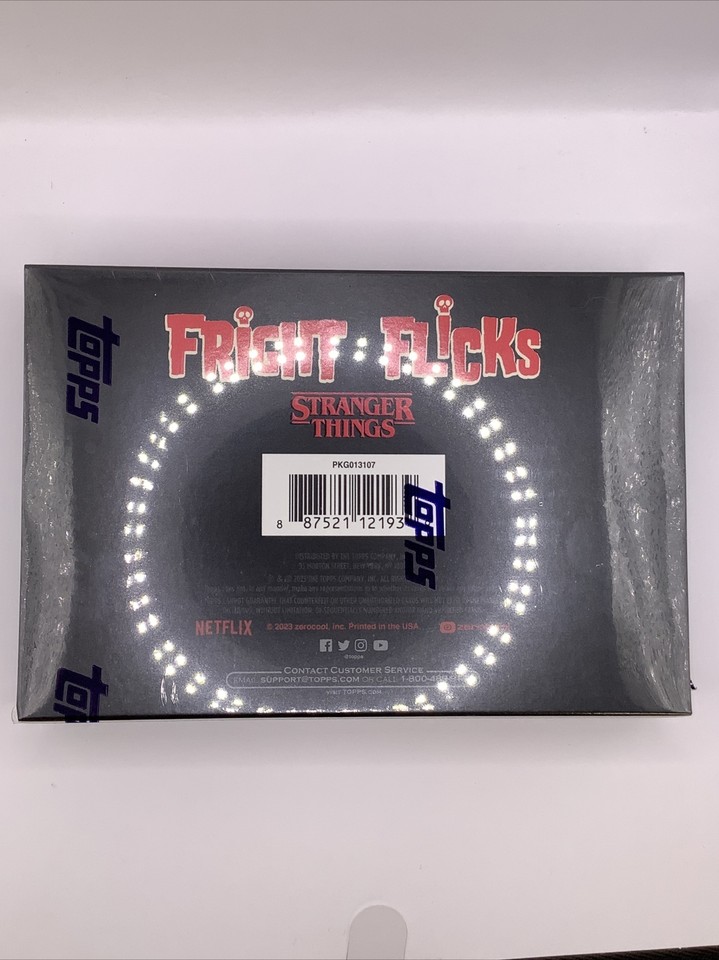 2023 Stranger Things FRIGHT FLICKS - Zerocool - Topps Sealed Trading ...