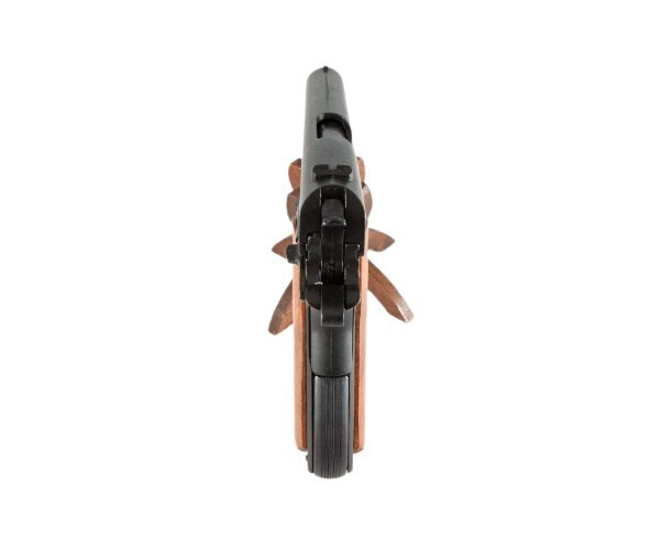 Denix 1911 A1 Non-Firing Replica Full Size Metal Gun Prop Dark Wood ...