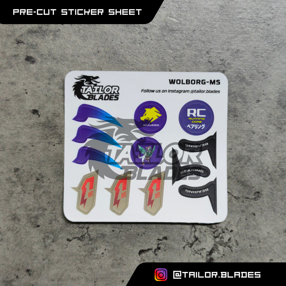 Pre-Cut Beyblade Stickers HMS MS G V2 V S F Dragoon Dranzer Driger ...