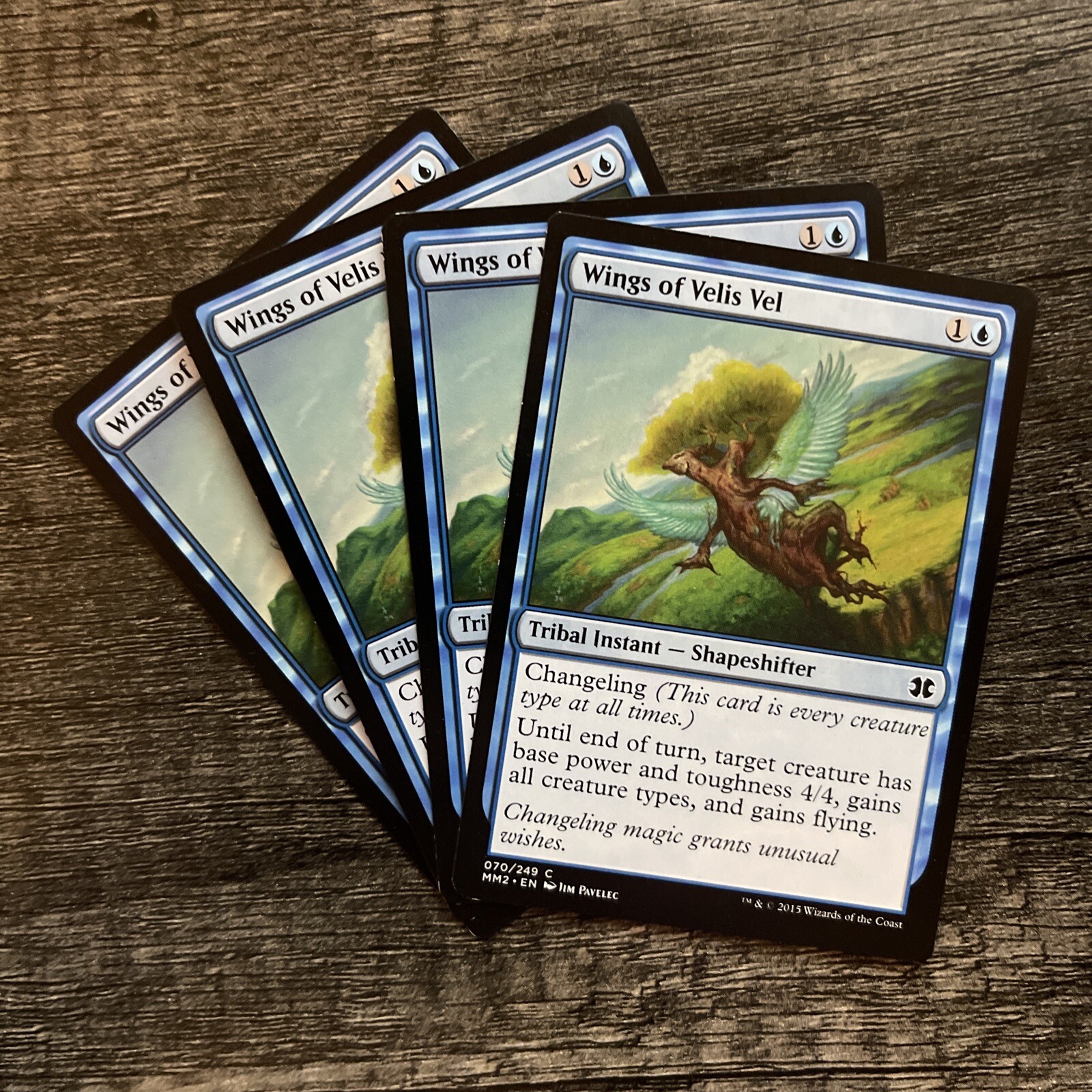 MTG Wings of Velis Vel Modern Masters 2015 070/249 Regular Common for ...