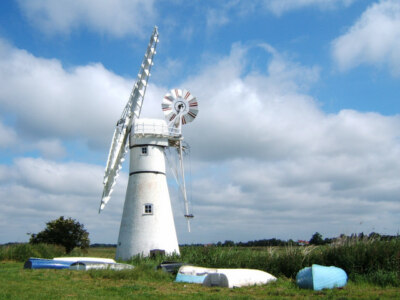 Photo 6x4 Thurne Dyke Drainage Mill c2005 | eBay UK