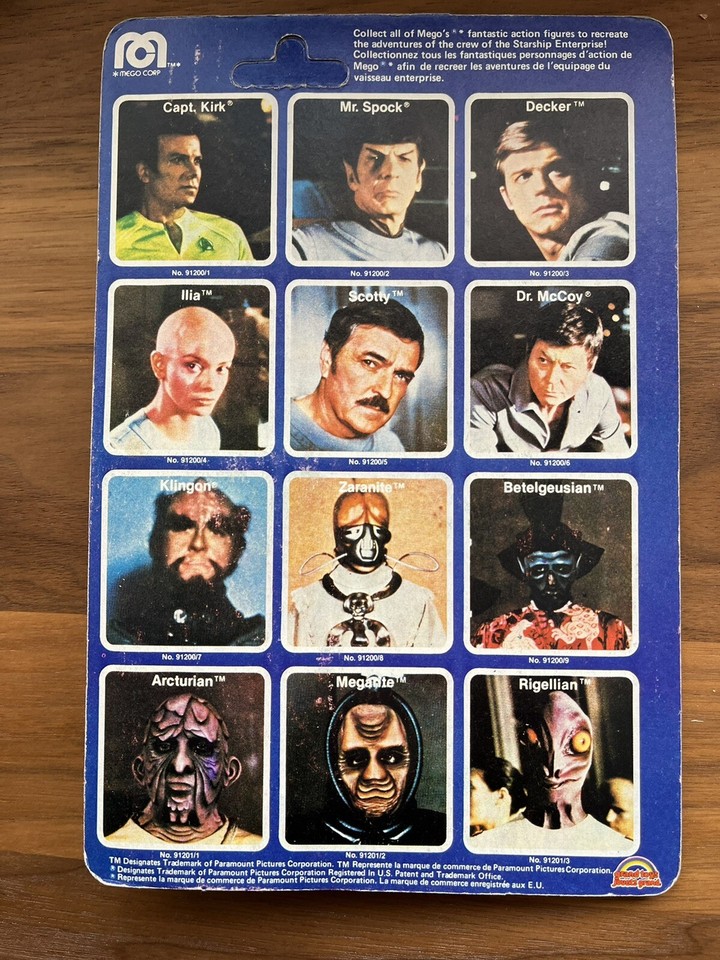 Mego Star Trek Motion Picture 1979 3.75” Alien MEGARITE Cape Canadian Grand Toys | eBay