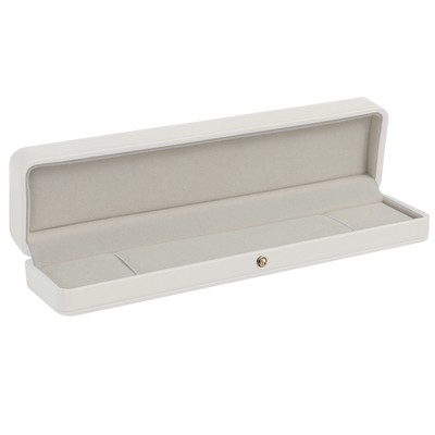 Velvet Necklace Box, Single Slot Long Chain Box Vintage Jewelry Holder ...