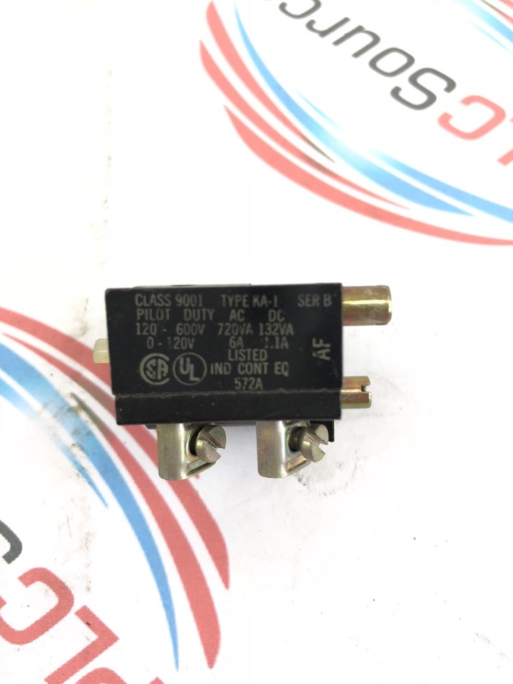 SCHNEIDER ELECTRIC SQUARE D 9001-KA1 CONTACT BLOCK KA-1 SERIES B | eBay