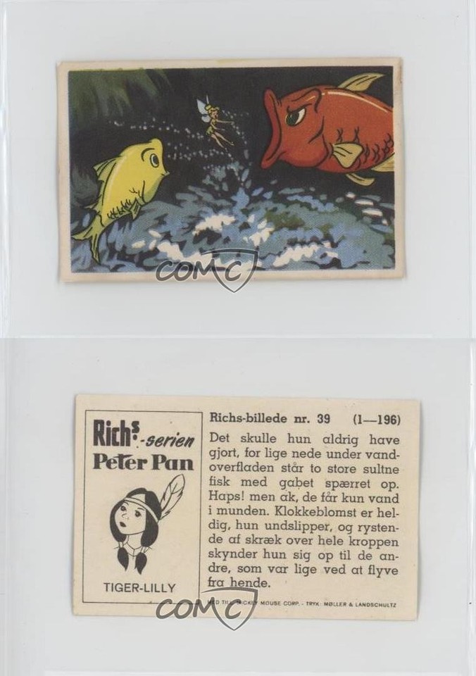 1953 Rich's Serien Peter Pan Stickers Tinker Bell #39 02ro | eBay