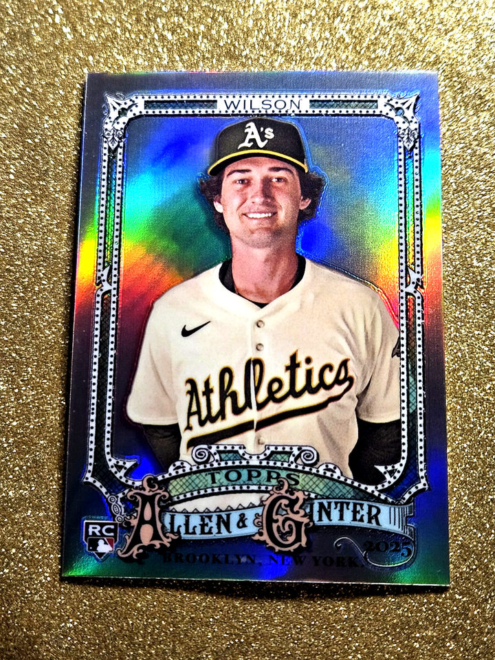 2025 Topps Allen & Ginter Jacob Wilson Chrome Refractor RC #105 MINT ...