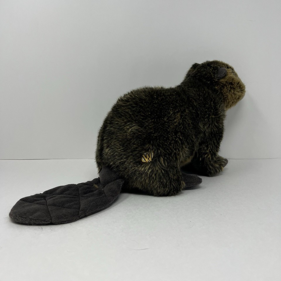 Ganz Webkinz Signature Beaver Plush WKS1027 Yellow Logo Stuffed Animal ...
