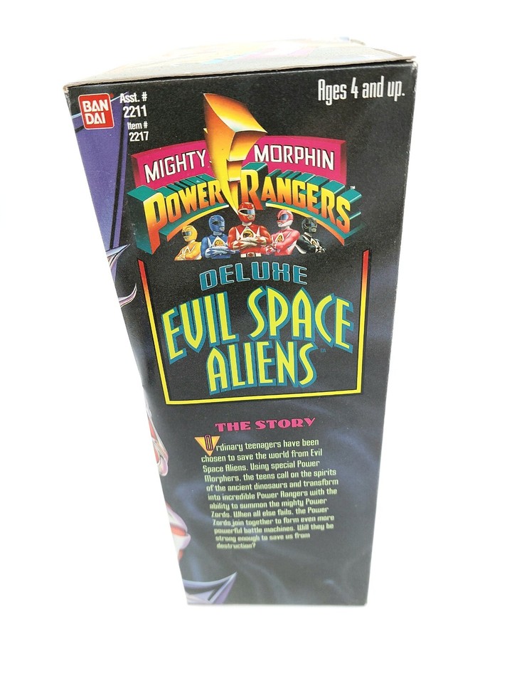 Power Rangers Mighty Morphin (1994) Bandai Deluxe Evil Space Aliens Goo ...
