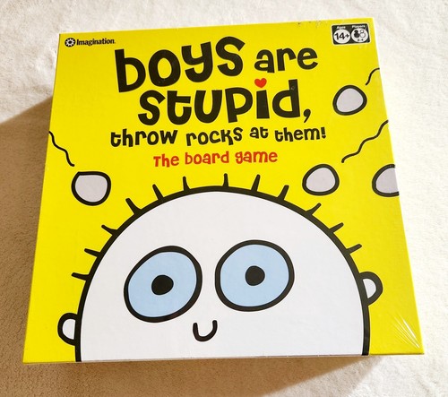 Boys are Stupid, Throw Rocks at Them--The Board Game New/Sealed | eBay