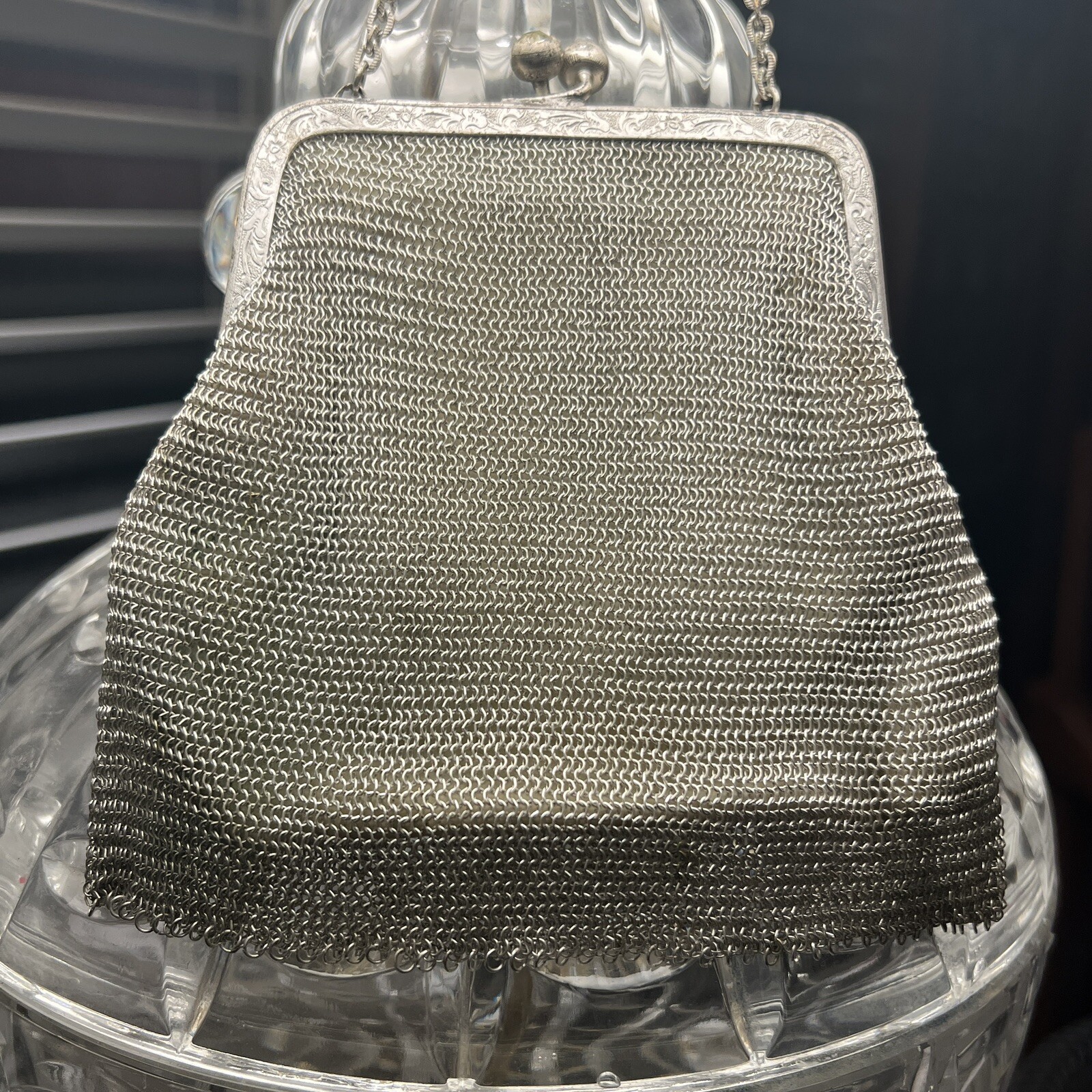 1940’s US Zone Germany “Silver" Mesh Purse Bag Art No… - Gem