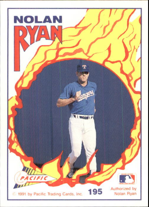 1992 Pacific Ryan Texas Express II #195 Nolan Ryan Constant Work-Outs ...