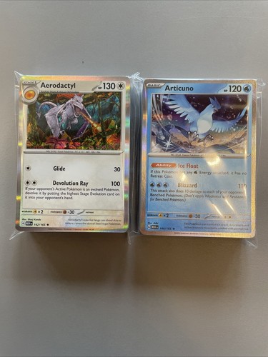Pokemon SV 151 Bulk Bundle - 100 Cards incl 20 Reverse Holo/Holo Rares ...