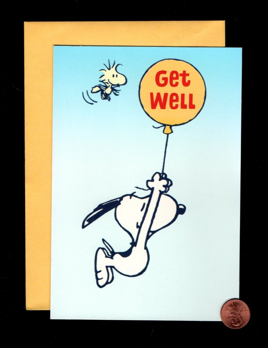 Get Well Snoopy Woodstock Peanuts Valentine's Gift: Snoopy And
