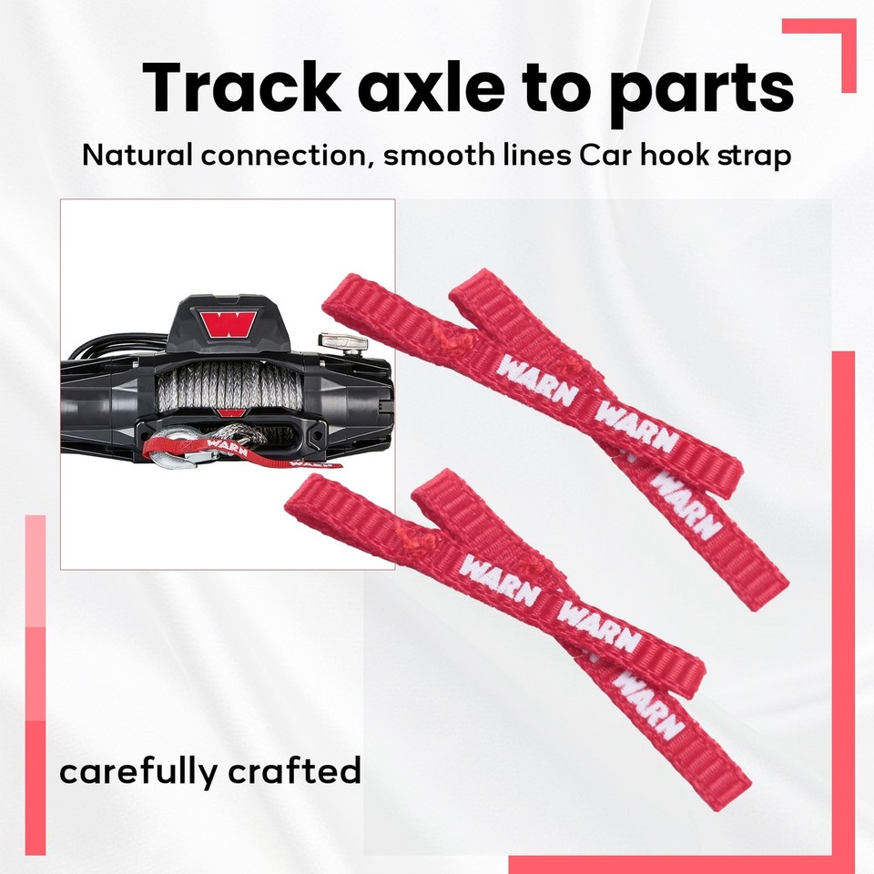 5Pcs RC Car Winch Hook Pull Strap Winch Pull Tags for 1/10 RC Crawler ...