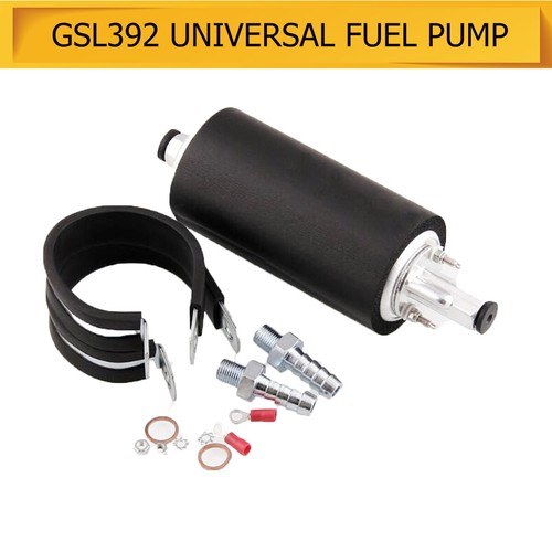 Walbro In-line External Fuel Pump & Hose Adaptors + Fitting Kit 5 bar ...