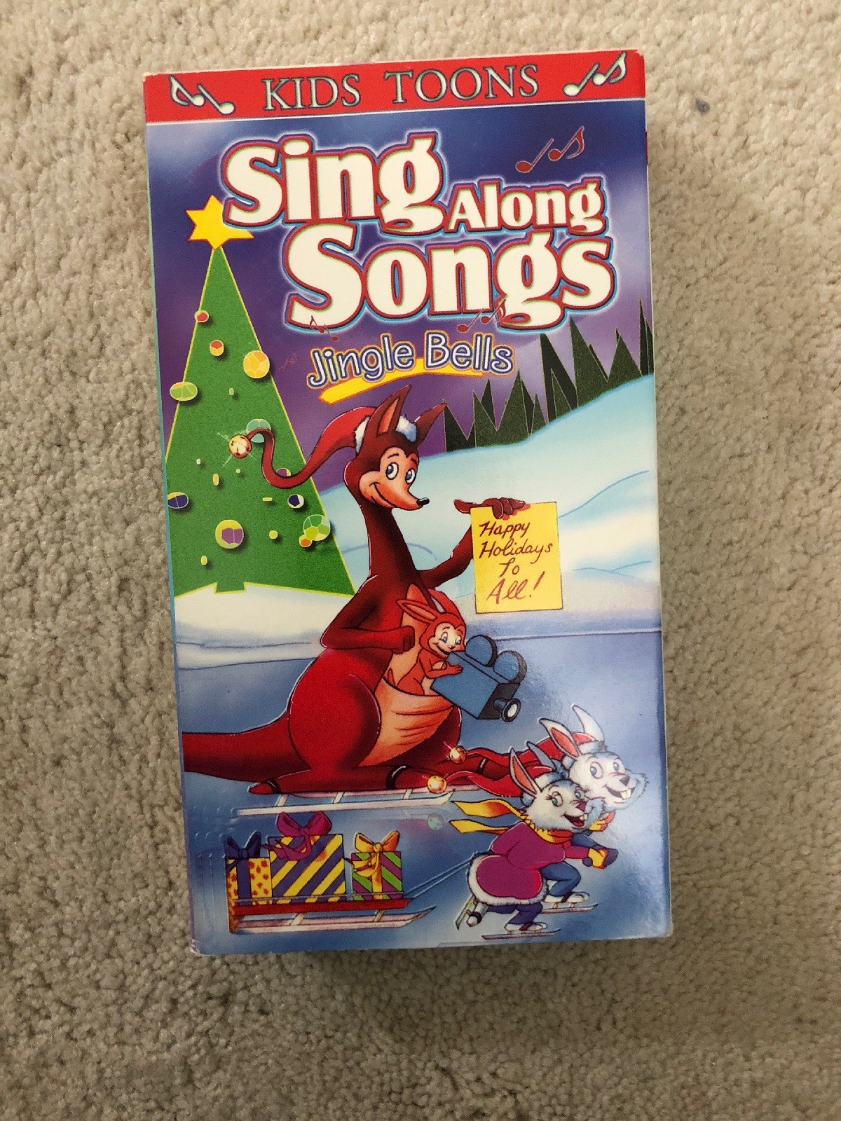 Kid Toons Sing Along Songs Jingle Bells(VHS 2000)TESTED-RARE VINTAGE ...