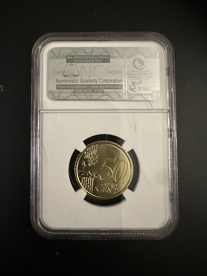 2012R Vatican 50C Pope Benedict XVI GEM BU NGC Label Vatican City ...