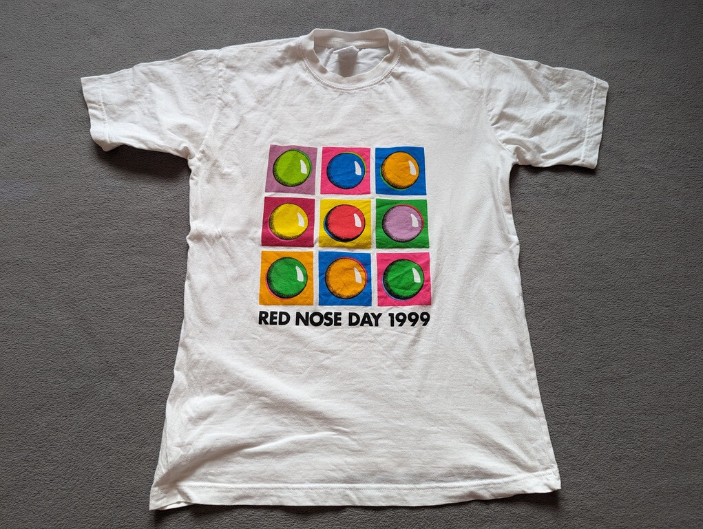 Red Nose Day 1999 Comic Relief Vintage Shirt Unisex S… - Gem