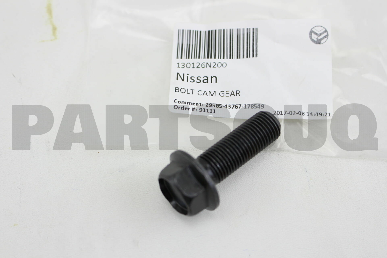 130126N200 Genuine Nissan BOLT-SPROCKET,CAMSHAFT 13012-6N200 | eBay