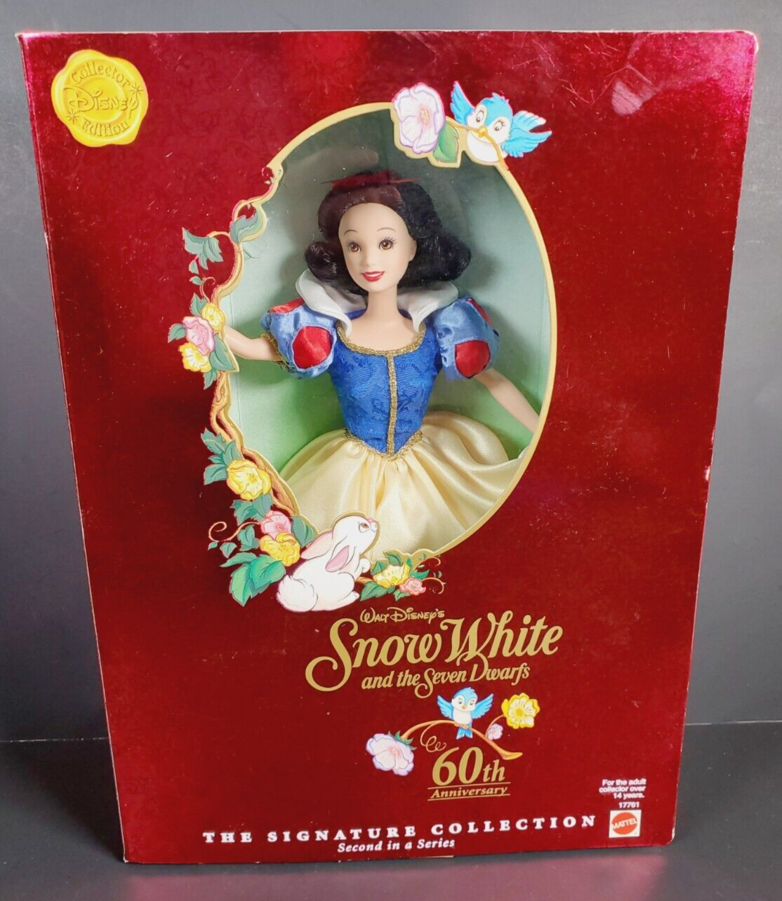 NEW 1997 Disney's Collector Snow White Doll 60th Anniversary Mattel ...