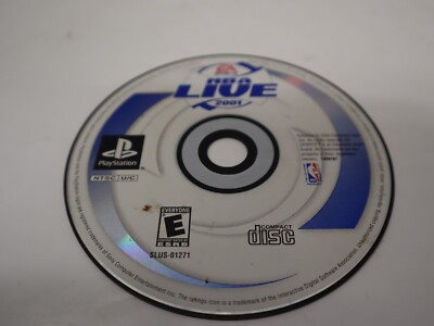 NBA Live 2001 (PS1, 2000) Disc Only 14633142013| eBay