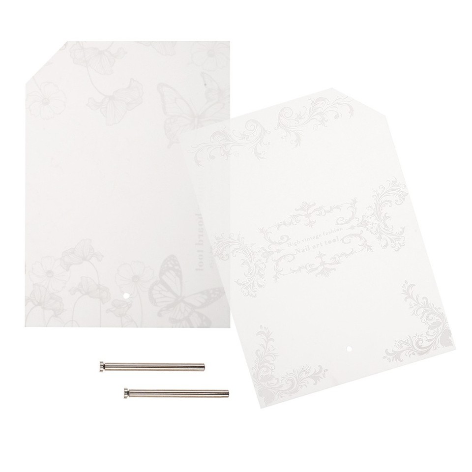 2pcs Nail Design Stand: Nail Display Board Holder - Matte Finish ...