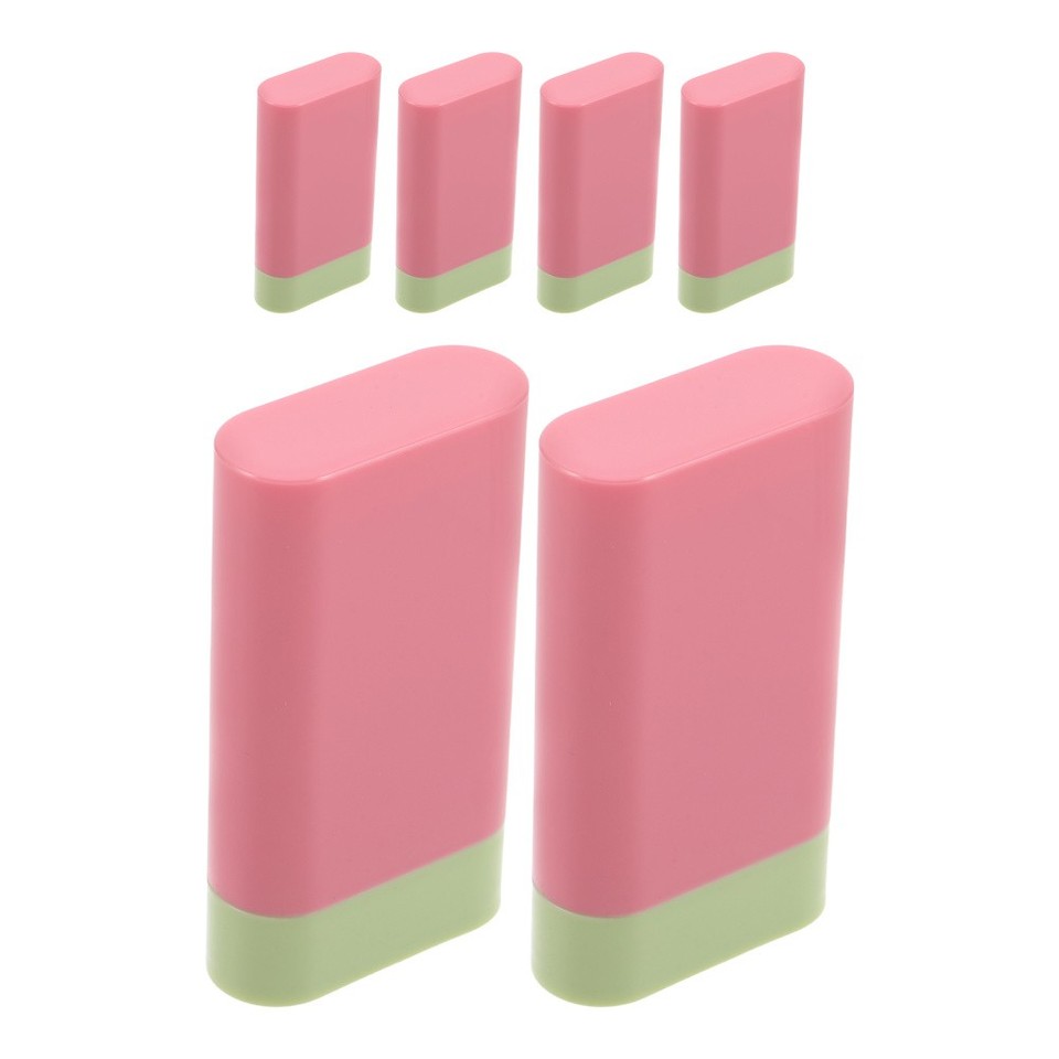 6 Pcs Blush Mud Mask Packaging Material Plastic Bottles Stick Tubes ...