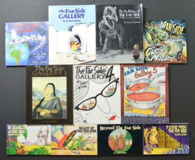 Lot of 11 The Far Side Gallery Books by Gary Larson Beyond the Far Side ...