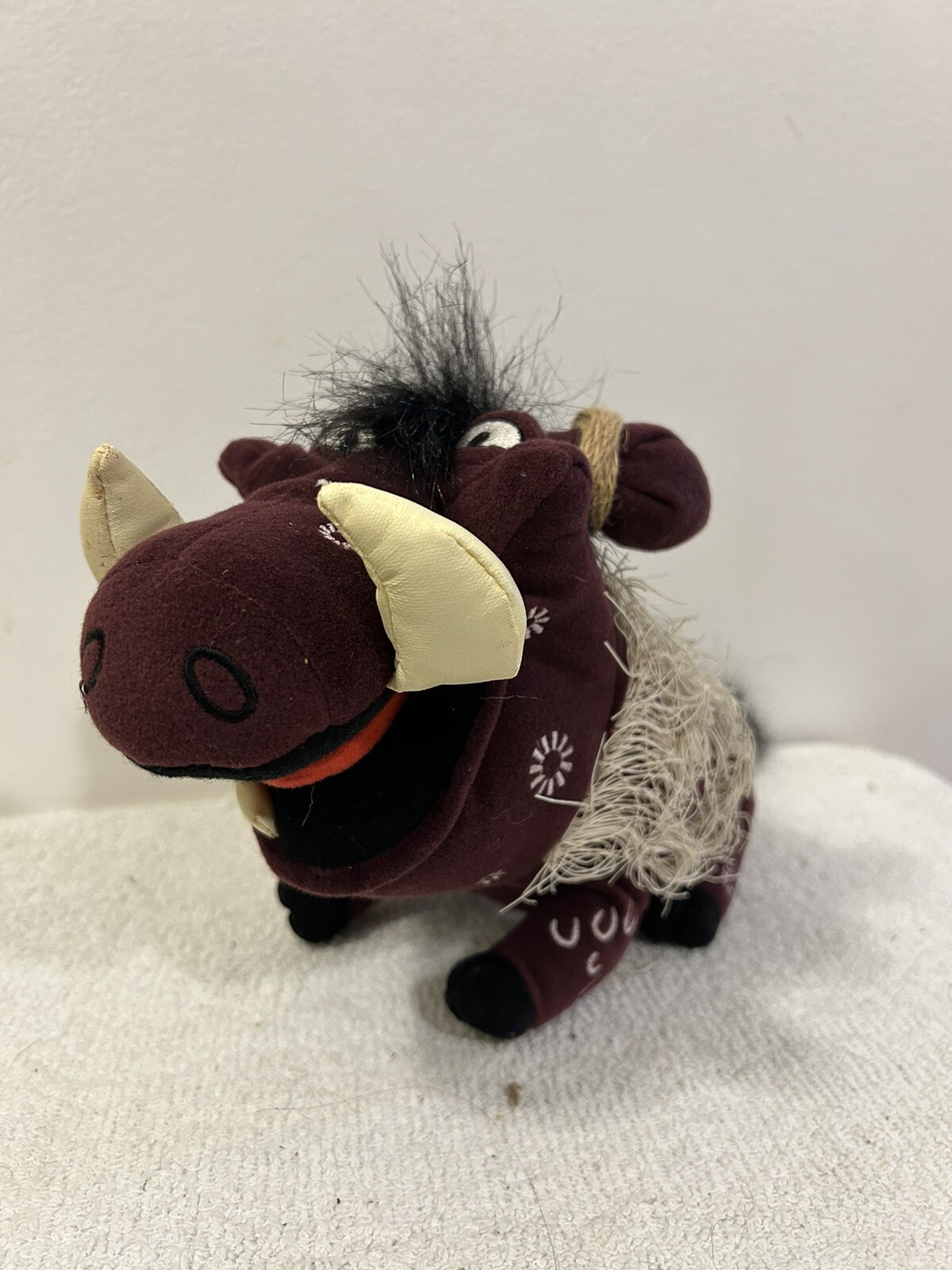 Disney Purple Pumba Plush Lion King Broadway Warthog Stuffed Animal Toy ...