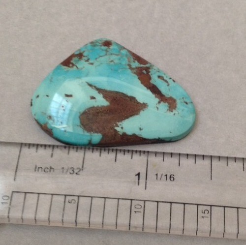Natural Red Mountain Turquoise Cabochon, Old Stock, 26.5 carats | eBay