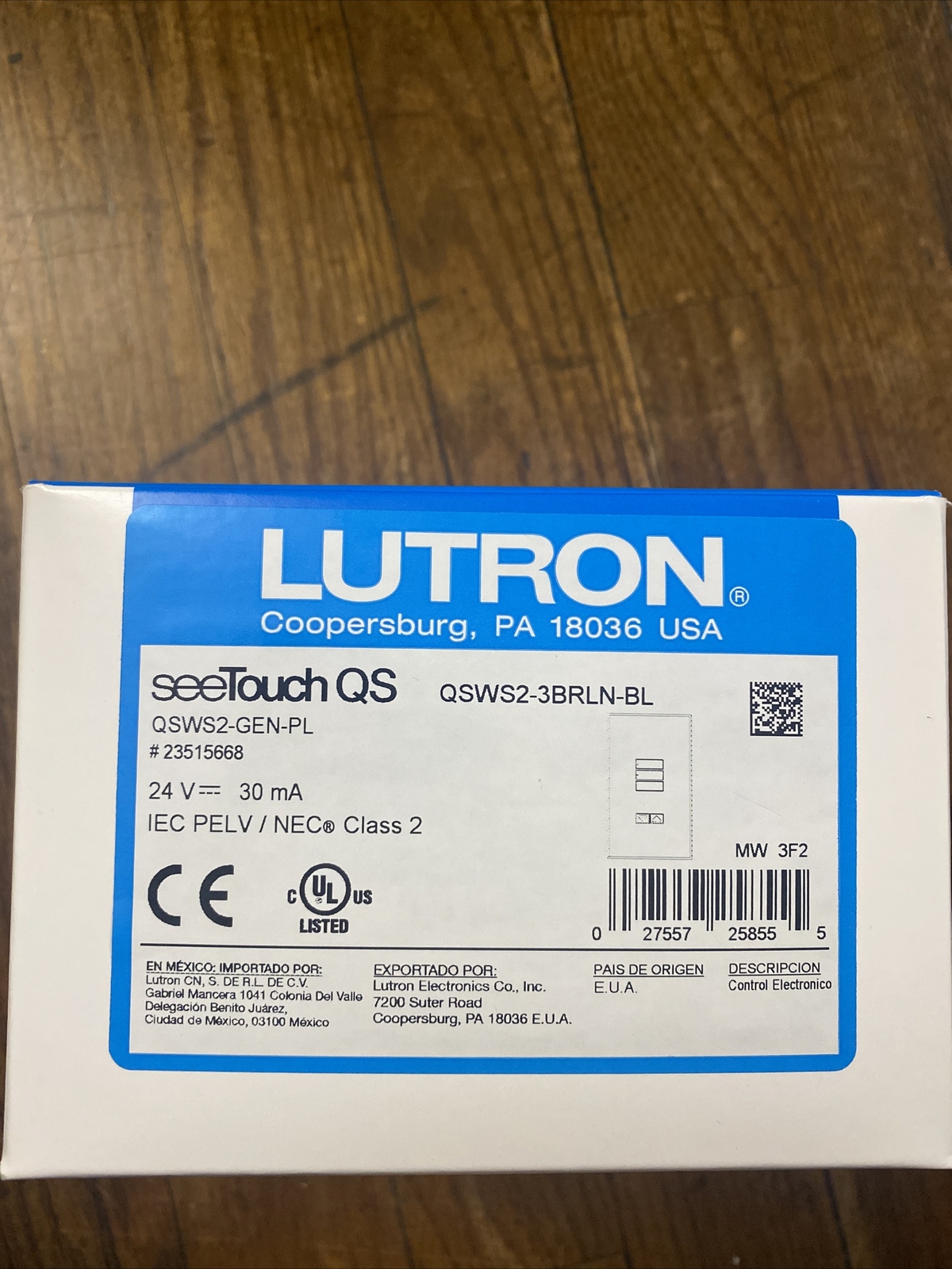Lutron QSWS2-2BRLI-WH / 30 Day for sale online | eBay