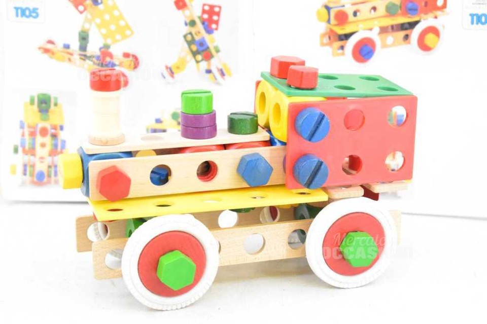 Play Locomotive Baufix Vintage with Booklet and Other Pieces | eBay