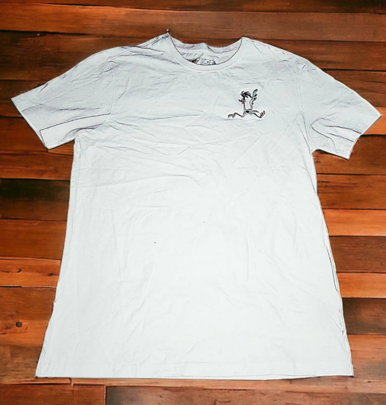 Looney Tunes Road Runner White Tee Shirt: Size Medium - Gem