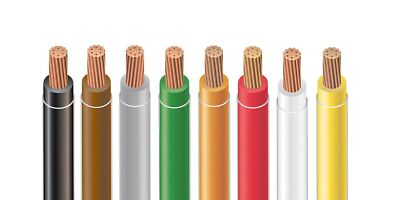 2/0 AWG Copper THHN THWN-2 Wire (195 Amp) 600V Length 25 Feet to 1000 ...