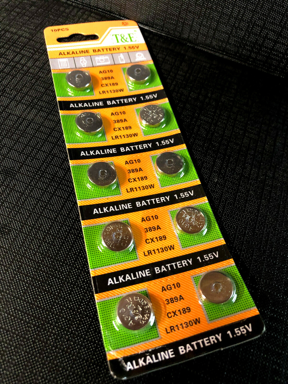 10 X PCs AG10 GP189 SR54 LR1130 L1131 1.5V Alkaline Button Cell Battery ...