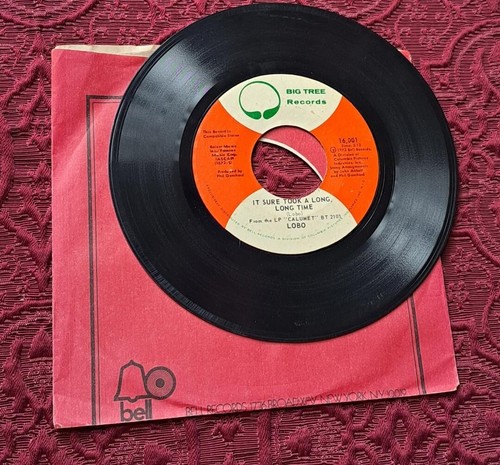 Lobo ‎– It Sure Took A Long, Long Time / Running Deer - 45rpm vinyl ...