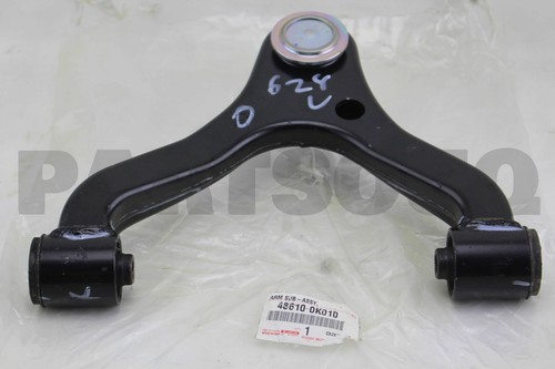 486100K010 Genuine Toyota ARM ASSY, FRONT SUSPENSION UPPER, RH 48610 ...