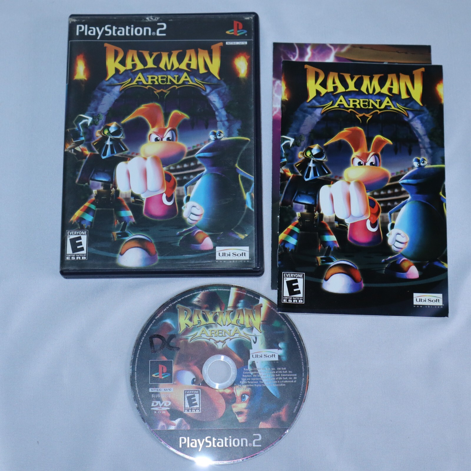 PlayStation 2 PS2 Rayman Arena game w/ case & manual, 2002 Ubisoft | eBay