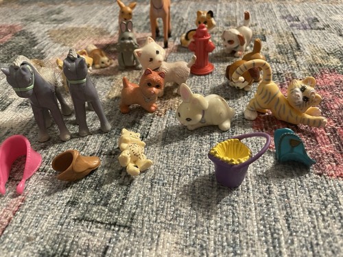 Lot 19 Vintage 90s Kenner LPS Littlest Pet Shop Dogs Cats Horses Deer ...