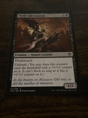 Thrill-Kill Assassin 111/249 Iconic Masters Magic The Gathering MTG ...