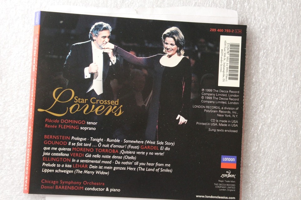Star Crossed Lovers by Placido Domingo and Renee Fleming CD | eBay